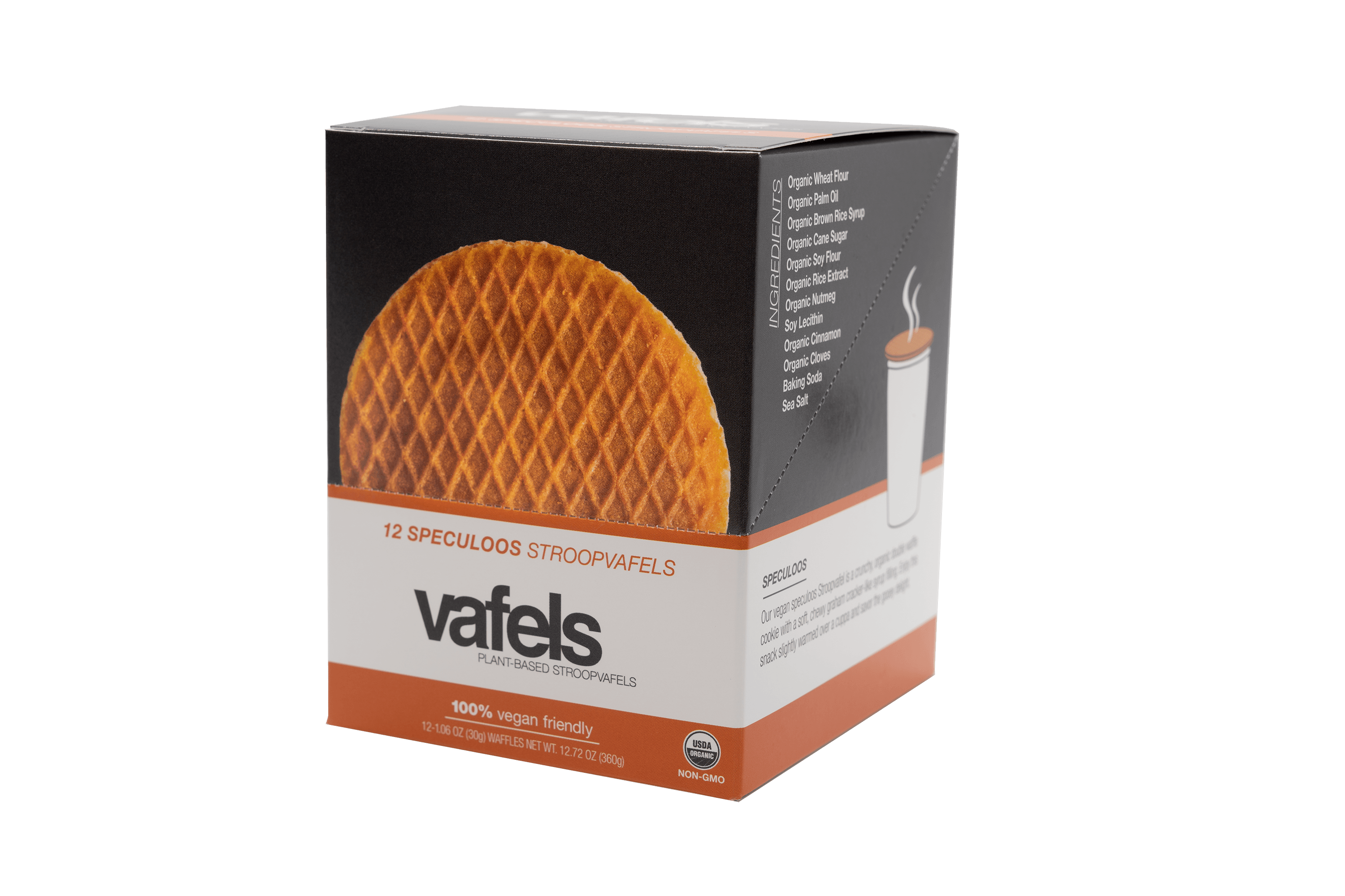 Plant-based, organic Belgian wafels and Dutch stroopwafels